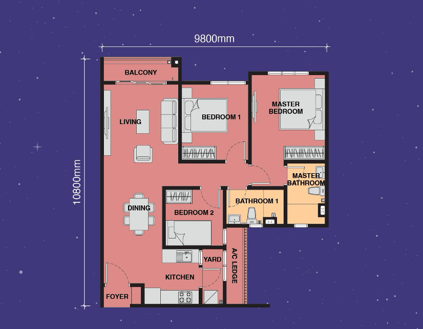 The Asteriaz Residences | Exsim Johor Kebun Teh
